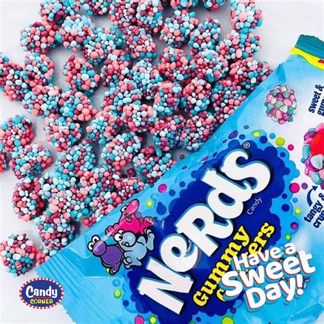 Wonka Nerds Gummy Clusters Very Berry 85g Candy Corner