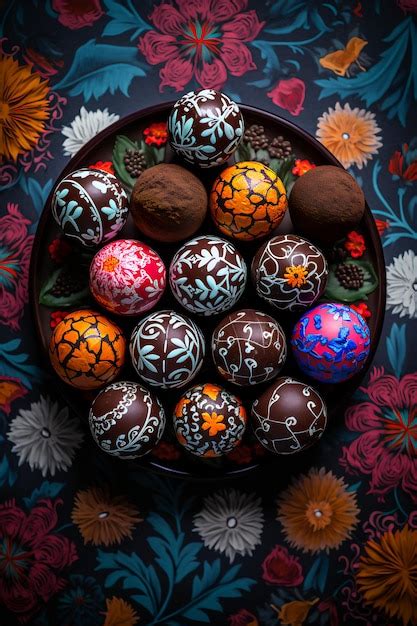Premium Photo Flavors Of Dia De Muertos A Captivating Dessert