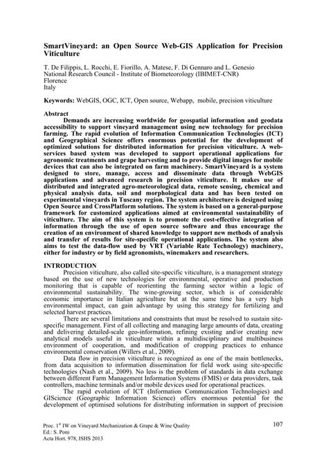 Pdf Smartvineyard An Open Source Web Gis Application For Precision Viticulture