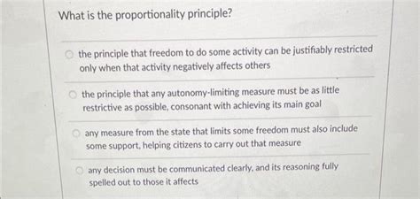 Solved What Is The Harm Principle The Principle That
