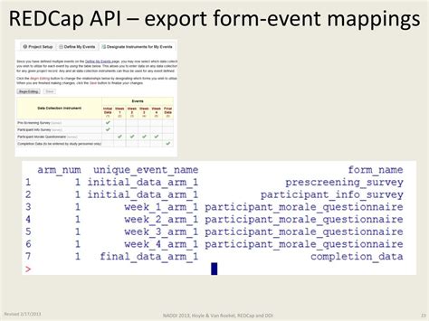 ppt redcap and ddi exporting data and metadata with the api