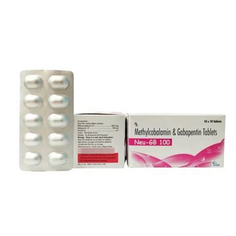 Methylcobalamin 500 Mg And Gabapentin 100 Mg Neu Gb 100 Tab At Best