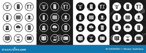 Set Spanner Printed Circuit Board Pcb Remote Control Drone Delivery Concept Robot And