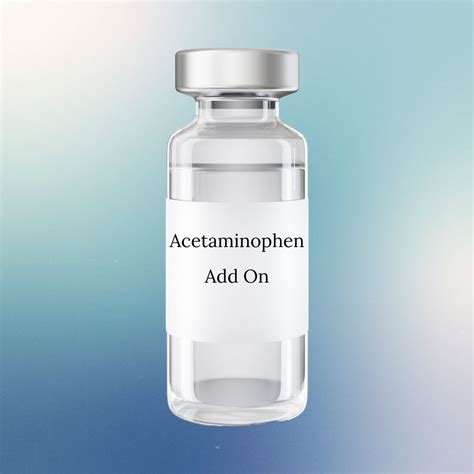 Acetaminophen Add On Napa Valley Mobile Iv Therapy