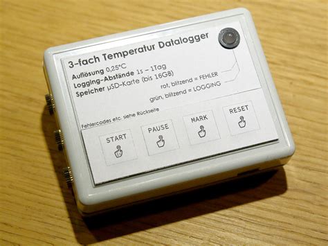 3 port sd card temperature datalogger