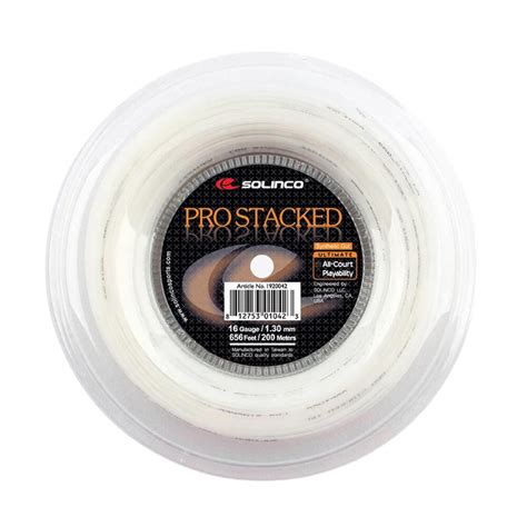Solinco Pro Stacked Tennis String Paddlepro
