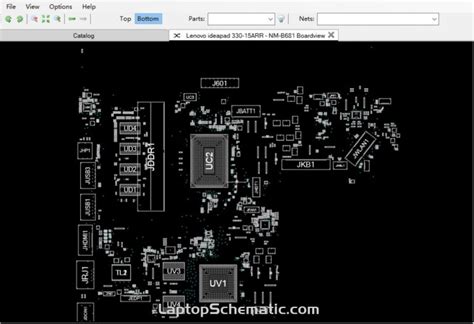 Lenovo Ideapad ARR Boardview EG EG NM B Motherboard Laptop Schematic