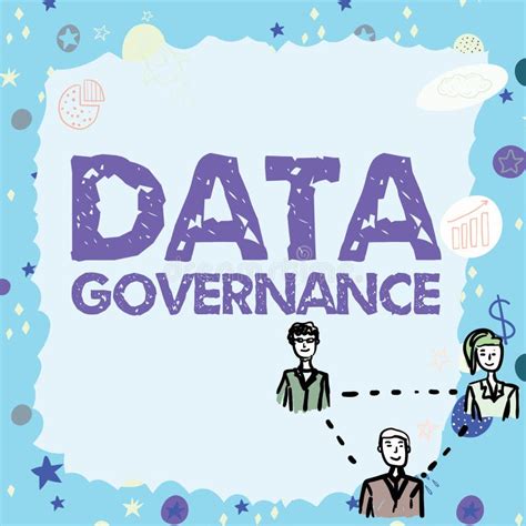 Writing Displaying Text Data Governance Business Approach General Management Of Key Data