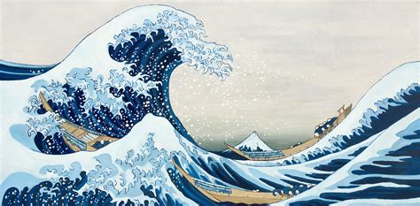Oil Painting By Chiara Ausanio Hokusai Great Wave Great Wave Off