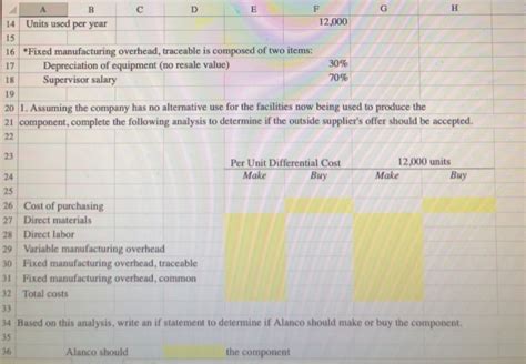 Solved Please Write Formulas As If You Were Using Excel Or Chegg
