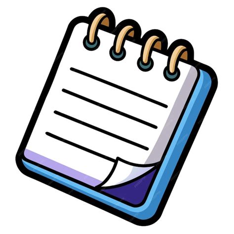 notepad clipart vector art and illustration premium ai generated vector
