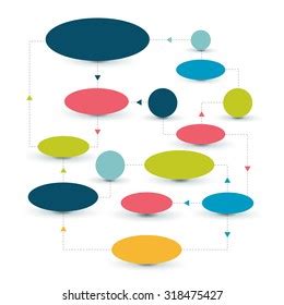 Flow Chart Scheme Infographic Element Vector Stock Vector Royalty Free