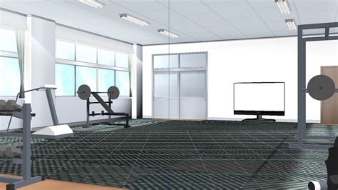 Mmd Fitness Room By Yoshxxmmd On Deviantart