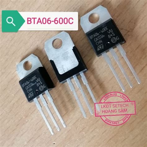 Triac Bta06 600b Bta06 600b 6a600v Shopee Việt Nam