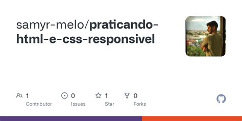 github samyr melo praticando html e css responsivel