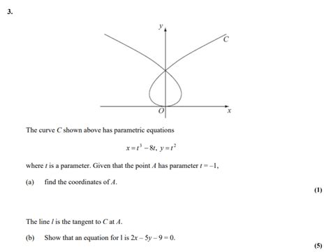 Parametric Equations Kappa Maths Resources For A Levels And Gcse Maths