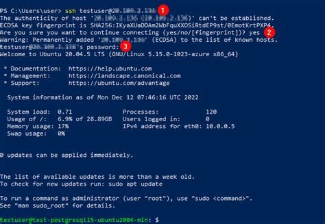 Guidance On Usage Postgresql® 15 On Ubuntu® 2004 Minimal Articentgroup