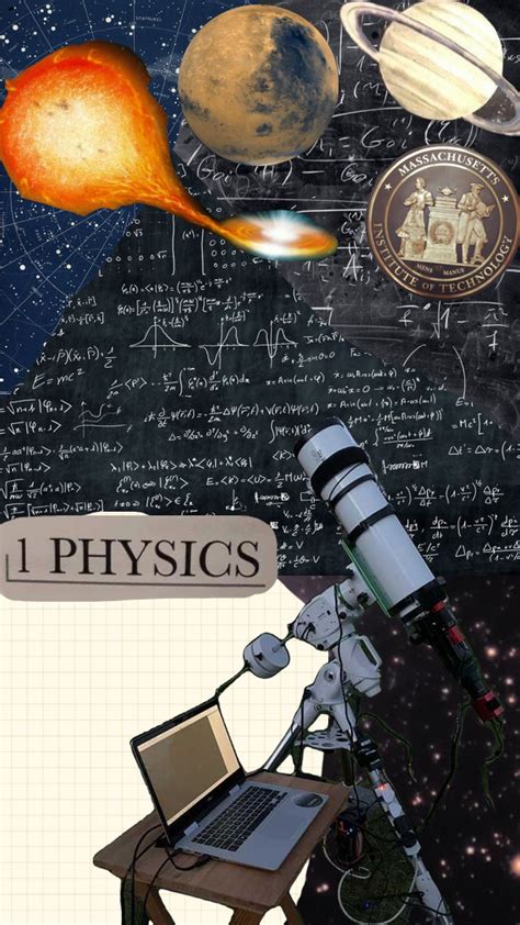 An Image Of A Science Project With The Words 1 Physics On It And Images