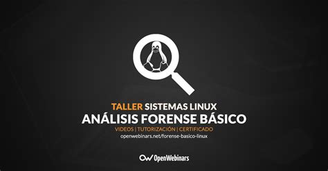 Análisis Forense Básico En Sistemas Linux Openwebinars