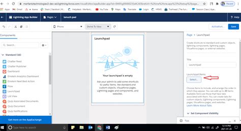 How To Create Our Own Lightning Launch Pad In Salesforce
