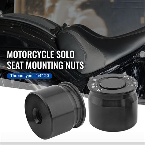 Newsmarts 2pcs Solo Seat Nuts Mounting Bolt Nuts 1 4 20