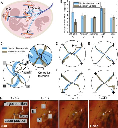 Visual Servoing Results A The Fetoscope Is Moved To Different