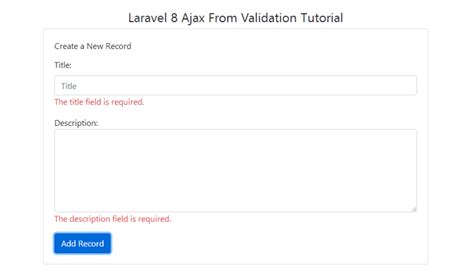 Laravel 80 Form Validation Example By Jewel Chowdhury Web Resource Medium