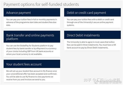 英国留学：秋季开学来临，如何缴纳学费？五种方法任你挑！ 知乎