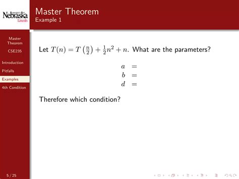 Master Theorem Pdf