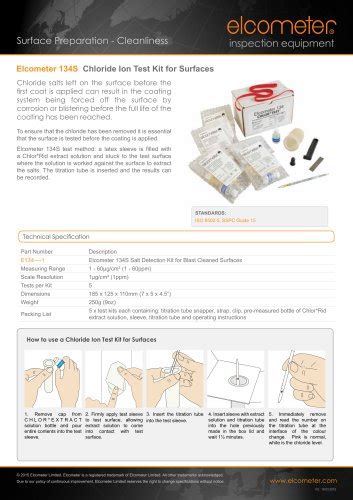 Elcometer 142 Iso 8502 3 Dust Tape Test Kit Elcometer Pdf Catalogs Technical