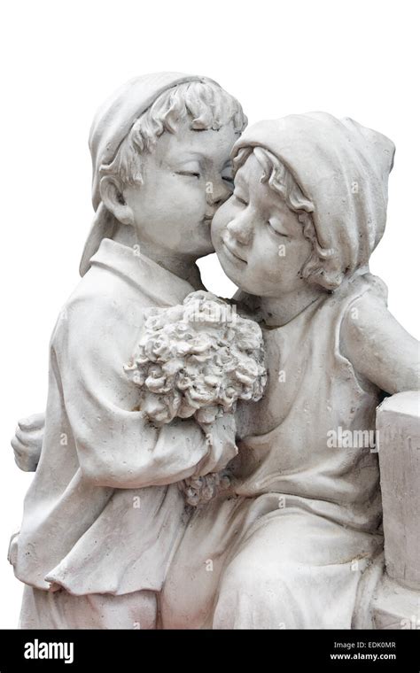 Girl kiss boy cheek Banque de photographies et dimages à haute