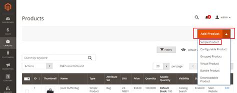 add simple products with custom options to grouped products in magento 2