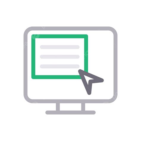 Cursor Screen Site Button Vector Screen Site Button Png And Vector