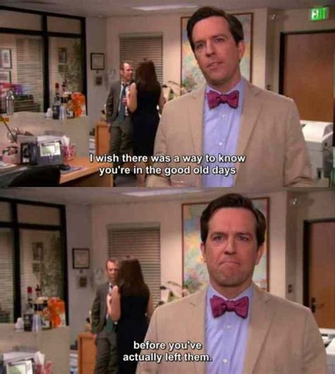 I Cried Hit Me With Your Best The Office Quotes The Office Finale