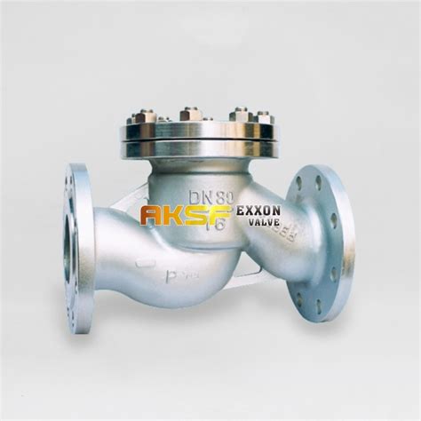 Flexible Cast Iron Buffer Damping Swing Rubber Seated Non Return Check Valve Stainless Steel