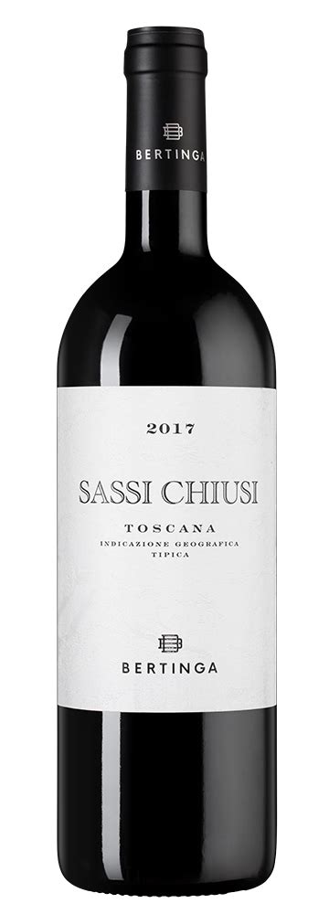 Вино Sassi Chiusi Bertinga 2017 138778 красное сухое Италия 075 л купить Сасси Кьюзи в