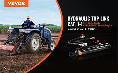 Vevor Hydraulic Top Link Cat1 1 11 In 20 78~31 78 In Hydraulic
