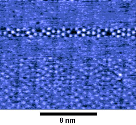 First Afm Image Of A Reactive Surface Showing True Atomic Resolution Download Scientific