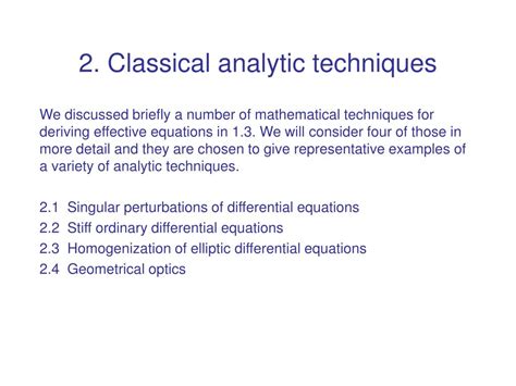 Ppt Analytic Methods Powerpoint Presentation Free Download Id159299