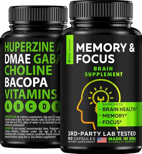 Nootropics Brain Supplements For Memory And Focus With