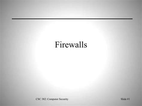 PPT Firewalls PowerPoint Presentation Free Download ID