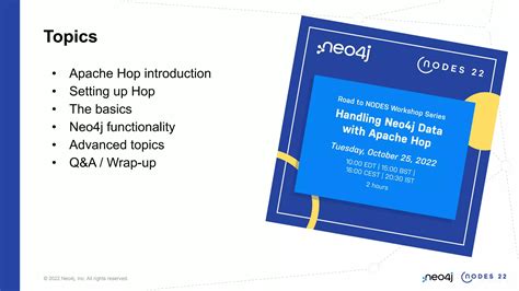 Road To Nodes Handling Neo4j Data With Apache Hop Ppt