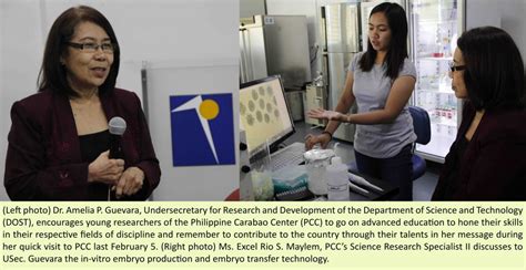 Dost Usec Guevara Inspires Young Researchers In A Brief Visit To The