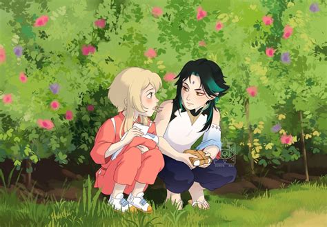 Genshin Impact X Ghibli By Linatorva On Deviantart