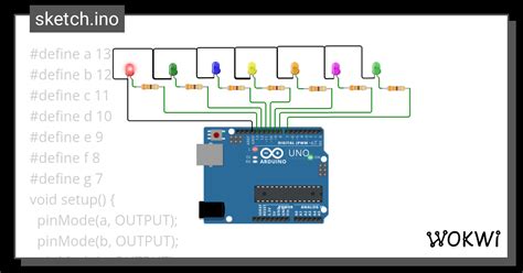 7 Led Berjalan Wokwi Esp32 Stm32 Arduino Simulator 7 Led Berjalan Wokwi Esp32 Stm32 Arduino Simulator
