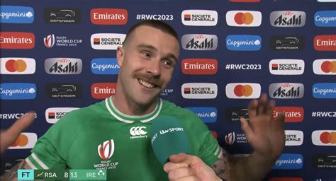 Itv Forced To Apologise For Mark Hansens X Rated Interview Live On Tv After Rugby World Cup Win