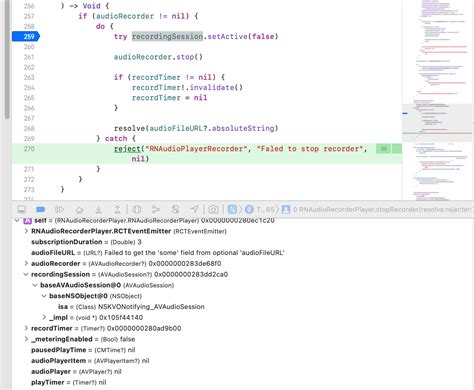 Ios Sending `rn Recordback` With No Listeners Registered Stop Record
