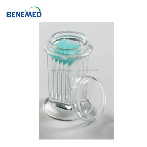 Lab Glass Microscope Slides Staining Jar With Slide Rack 26 Pcs Glass