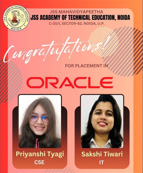 Dr Parveen P Terang On Linkedin Jssaten Placements2024