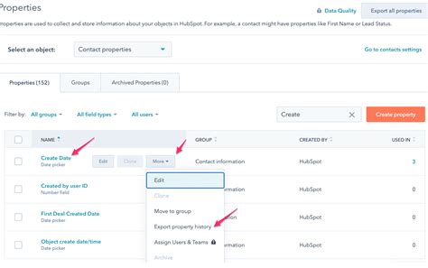 How To Export Property History From Hubspot Blog